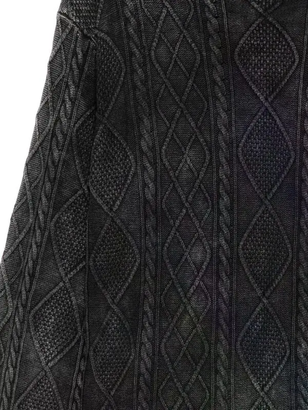 Yohji Yamamoto Alan Cable-knit Sweater - Grey
