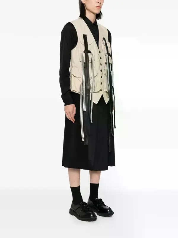 Yohji Yamamoto Cargo Pockets Canvas Vest