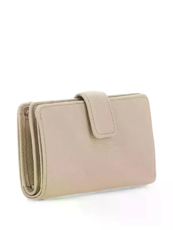 GIANNI CHIARINI Dollaro Pebbled Leather Wallet