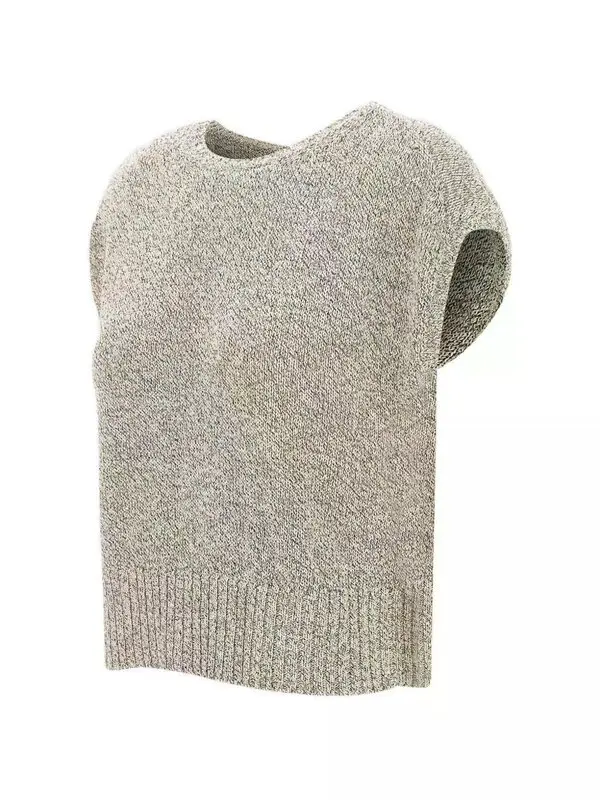KANGRA Sleeveless Sequin-embellished Sweater
