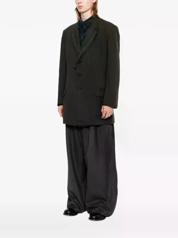 Y'S YOHJI YAMAMOTO Embroidered Long Jacket