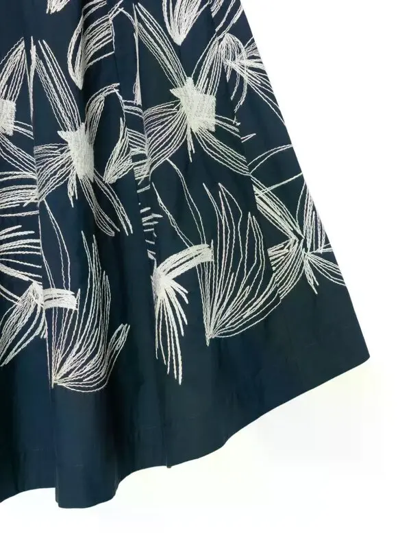 Kiton Embroidered Asymmetric Skirt