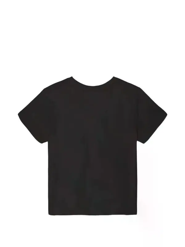 RE/DONE Graphic Print Cotton T-shirt - Black