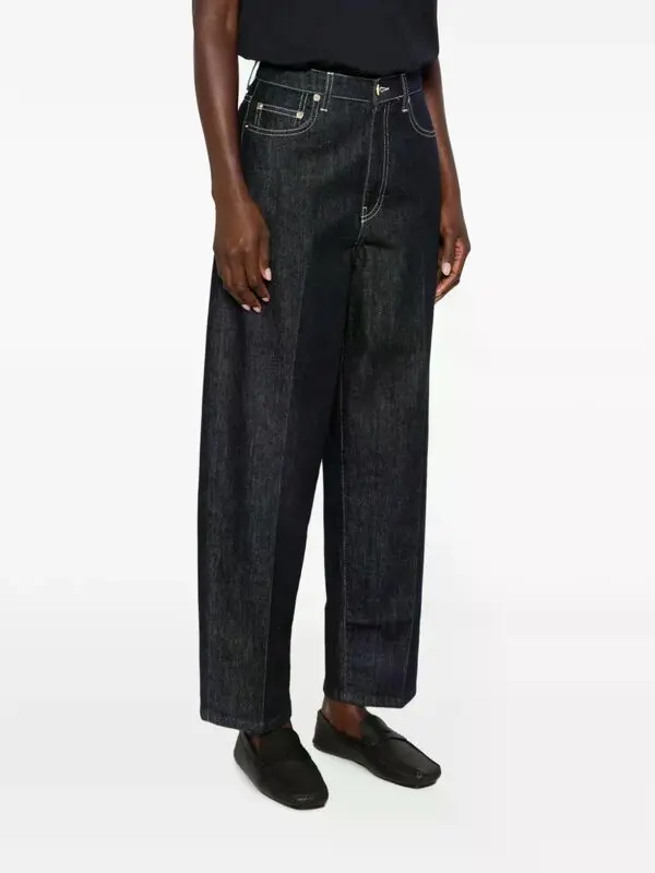 Fabiana Filippi Indigo Contrast Stitch Jeans