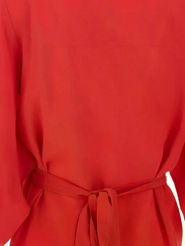 KANGRA Silk Wrap Blouse