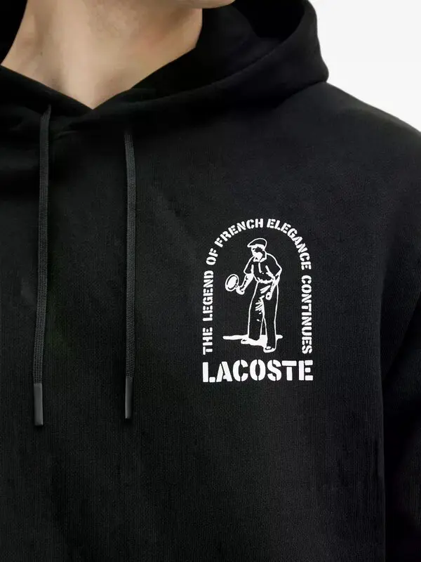 Lacoste Graphic Print Hoodie