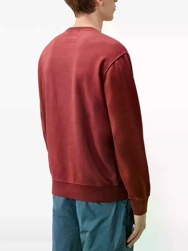 C.P. COMPANY Logo Embroidered Cotton Sweatshirt