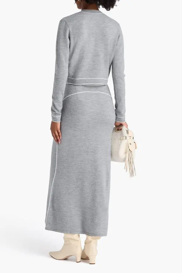 Sandro Cropped Wool Cardigan
