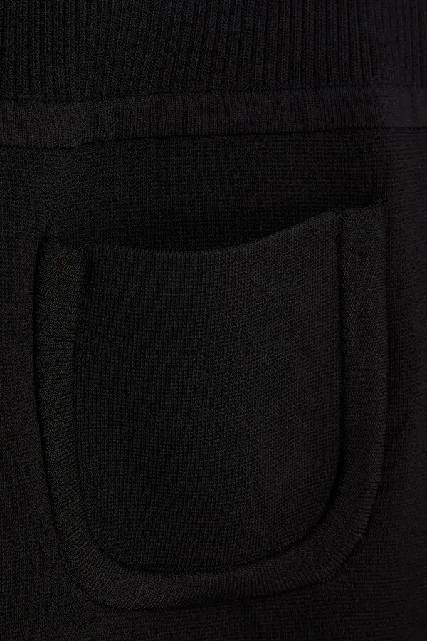 Sandro Ribbedknit Mini Dress