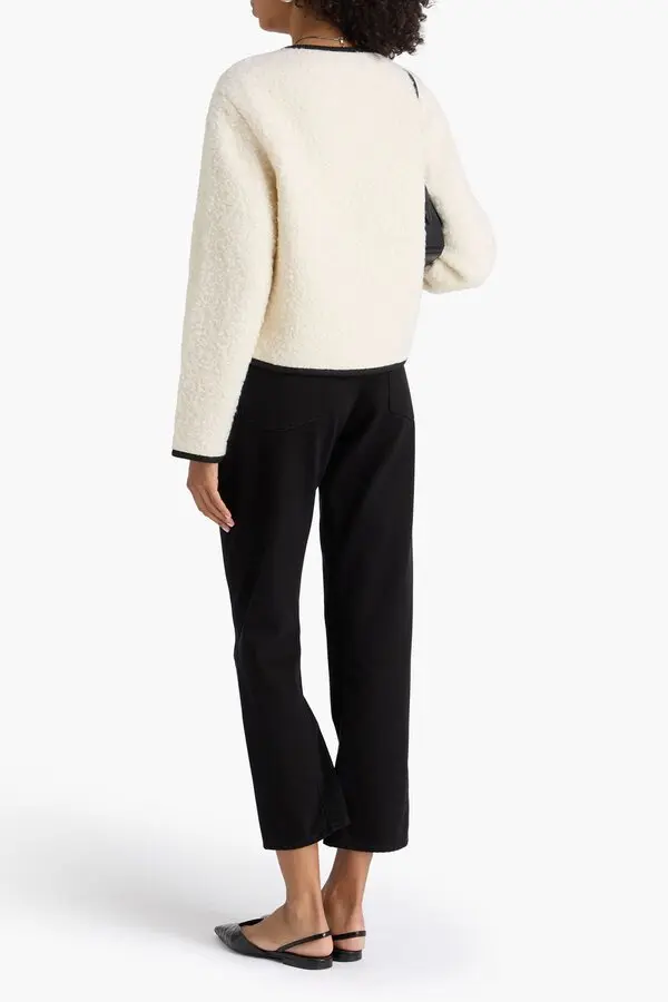 ANINE BING Logan Woolblend Bouclétweed Jacket
