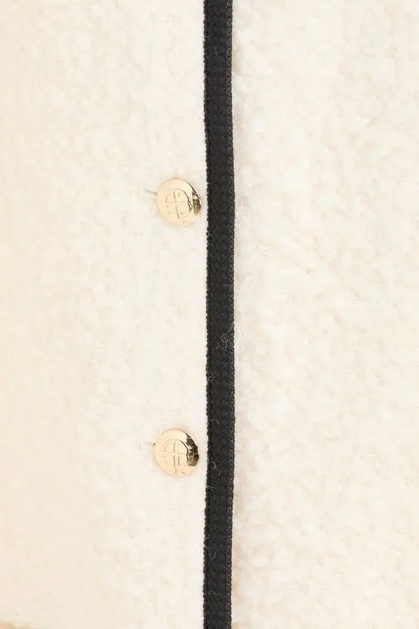 ANINE BING Logan Woolblend Bouclétweed Jacket