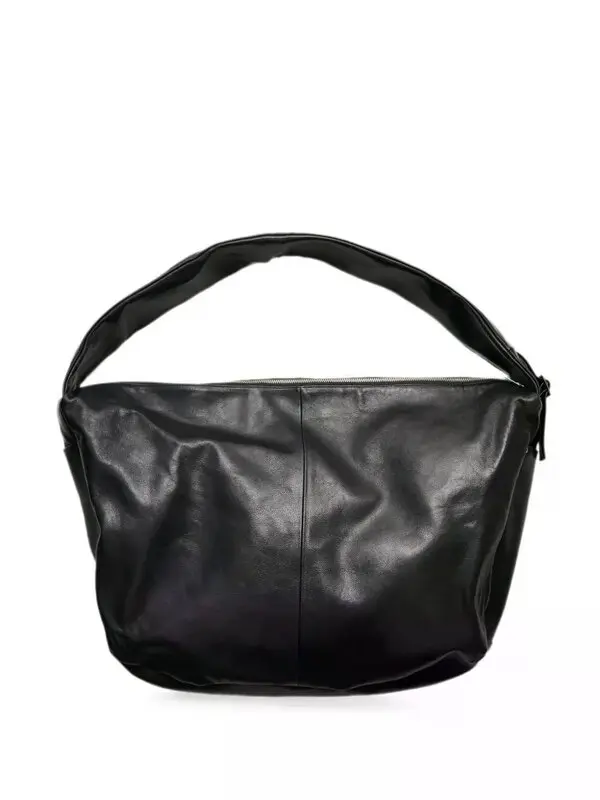 SSSTEIN Shirring-handle Shoulder Bag - Black