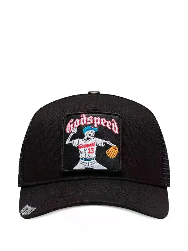 GODSPEED Mood Ii Patch Detail Trucker Cap - Black