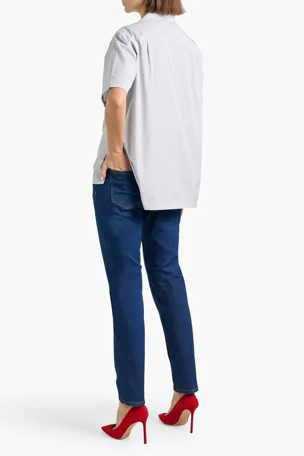 Victoria Beckham Striped Cottonpoplin Shirt