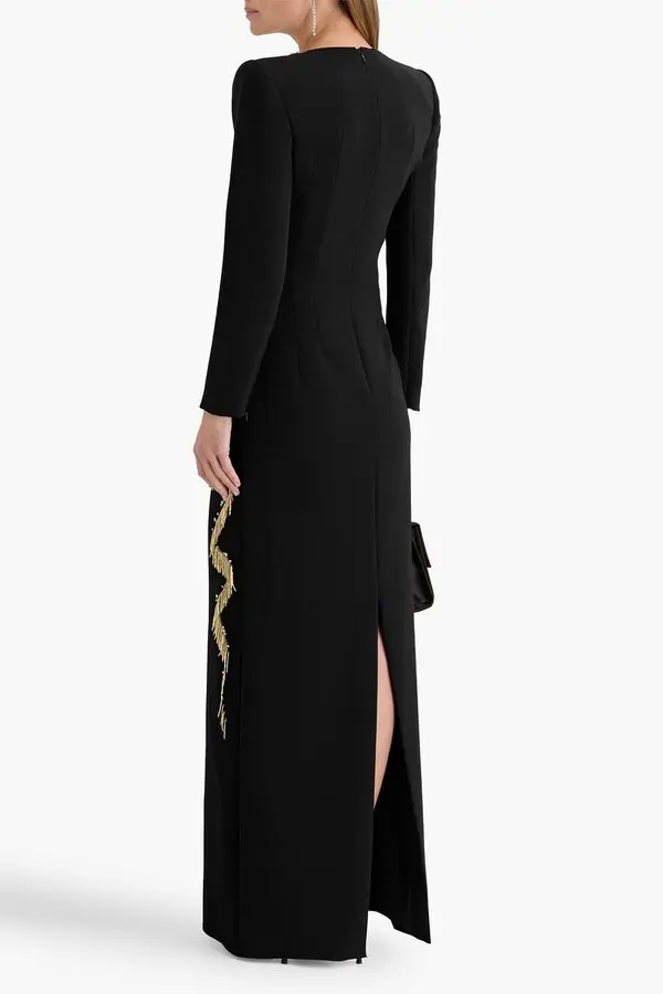 Jenny Packham Liberty Embellished Crepe Gown