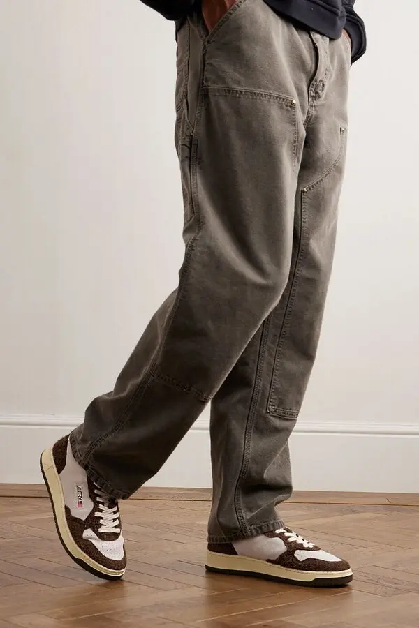 AUTRY Medalist Leathertrimmed Suede Sneakers