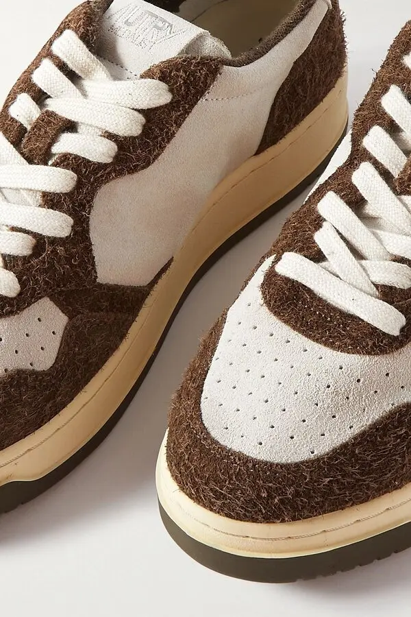 AUTRY Medalist Leathertrimmed Suede Sneakers