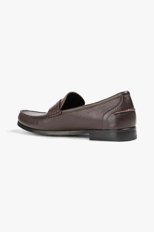 Bally Velaire Pebbledleather Penny Loafers