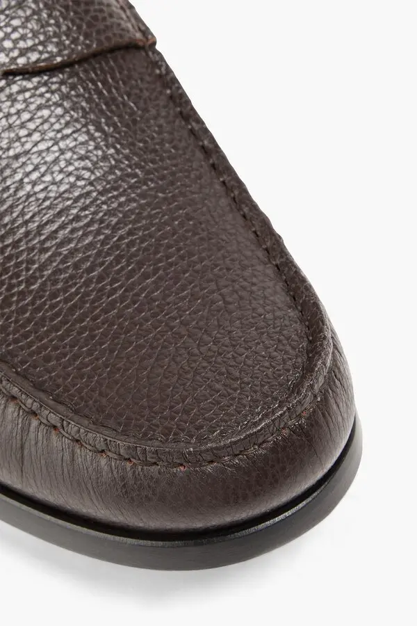 Bally Velaire Pebbledleather Penny Loafers