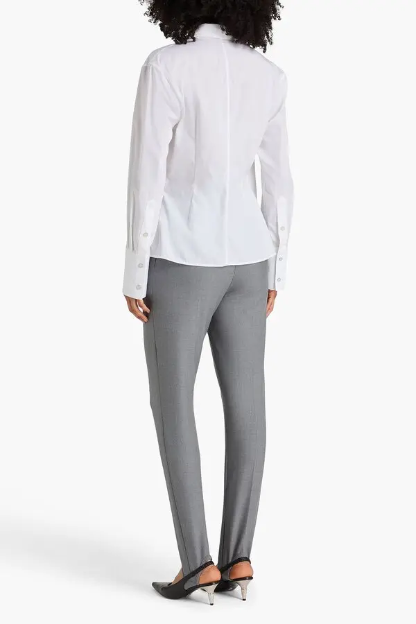 Dries Van Noten Woolblend Tapered Stirrup Pants