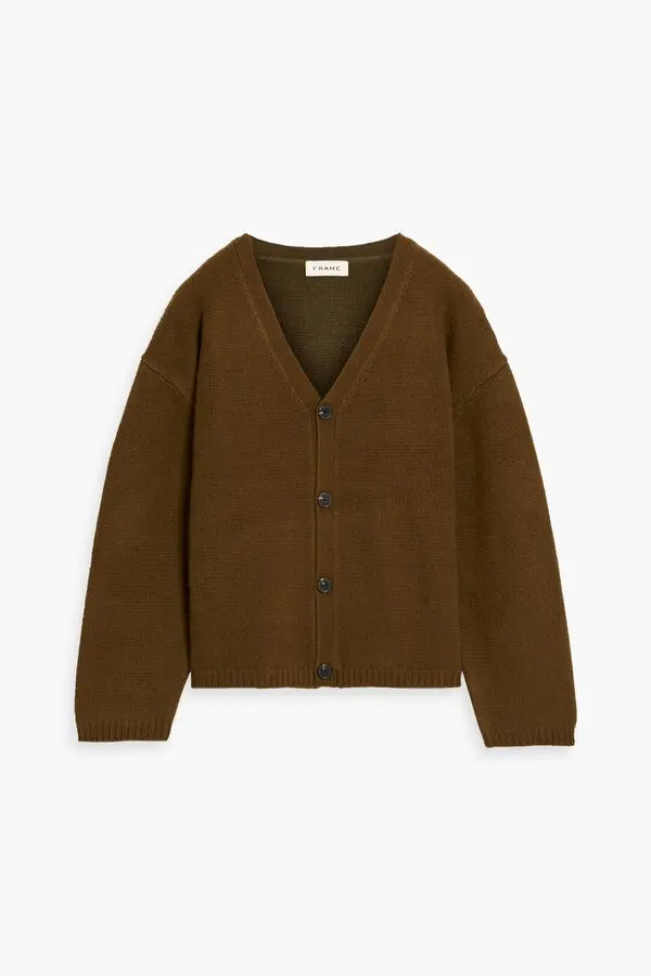FRAME Cashmere Cardigan - Camel