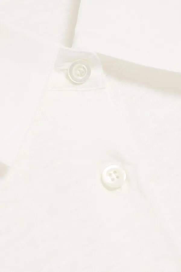 FRAME The Caddy Linenblend Polo Shirt