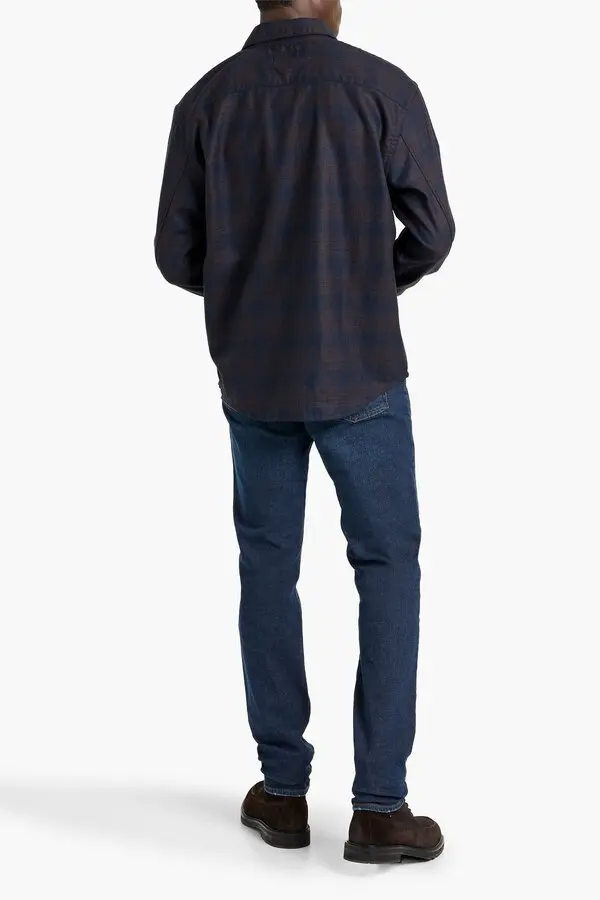 FRAME Checked Woolflannel Shirt