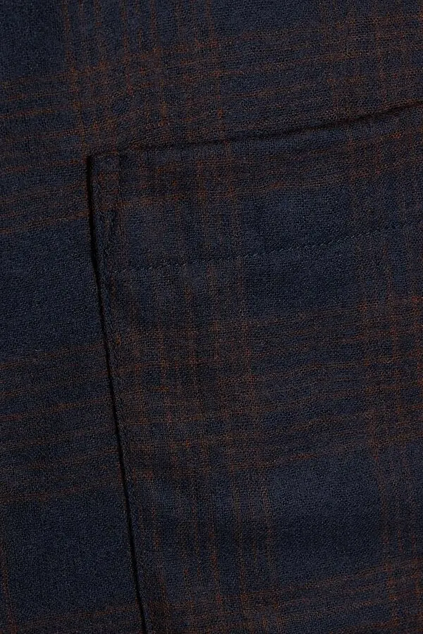 FRAME Checked Woolflannel Shirt