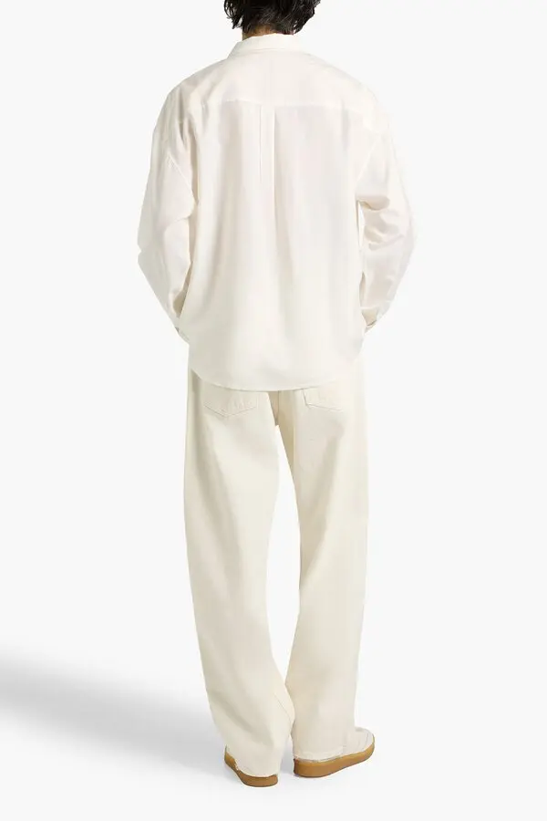 FRAME Silk And Cottonblend Shirt