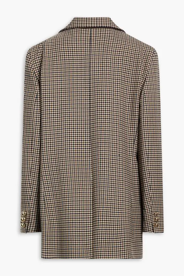 FRAME Houndstooth Tweed Blazer