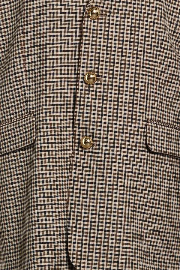 FRAME Houndstooth Tweed Blazer
