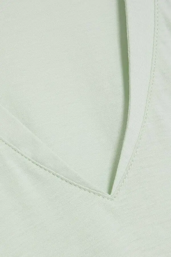 FRAME Le Mid Rise Pima Cottonjersey Top - Mint