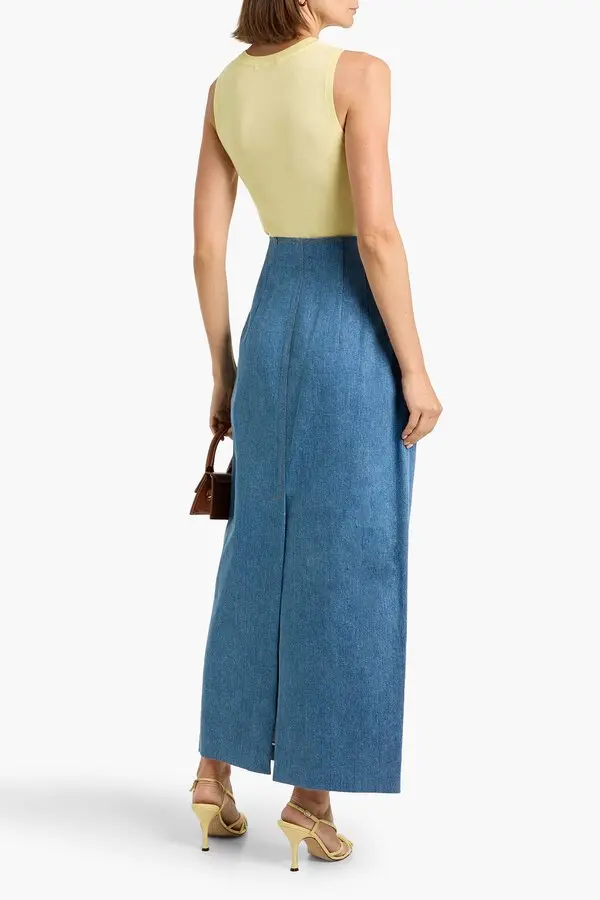 Adam Lippes Shell Cashmere And Silkblend Top