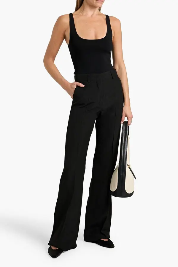 Sportmax Pleated Woven Wideleg Pants