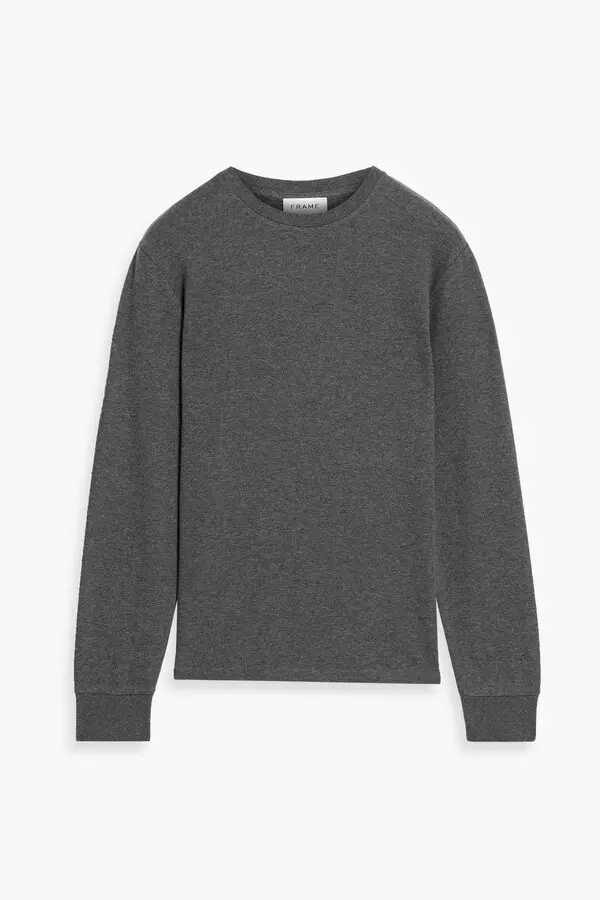 FRAME Cottonjersey Tshirt - Anthracite