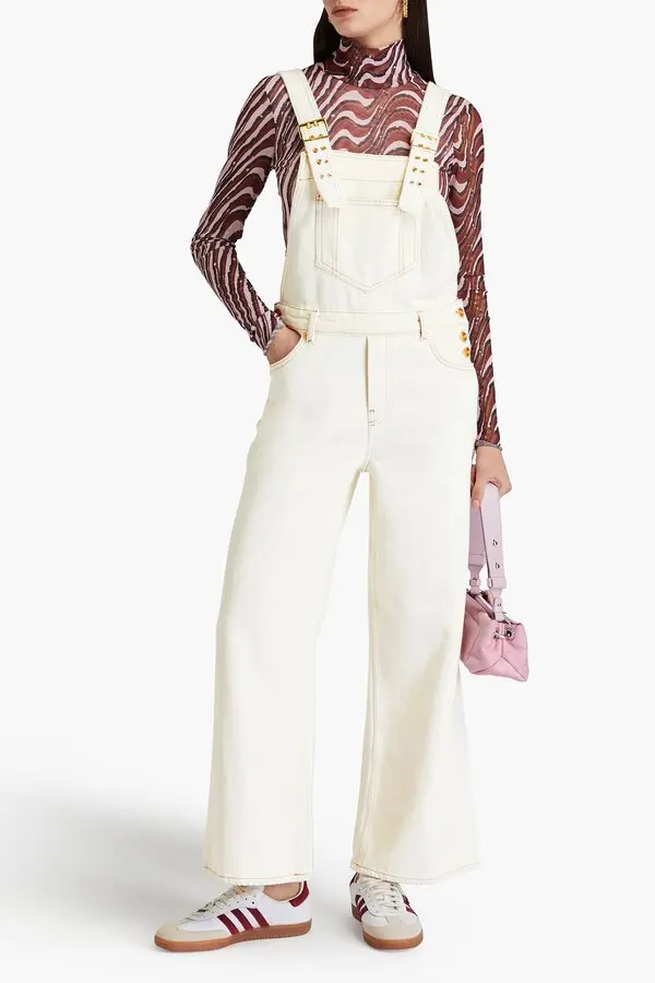 GANNI Cottondrill Overalls