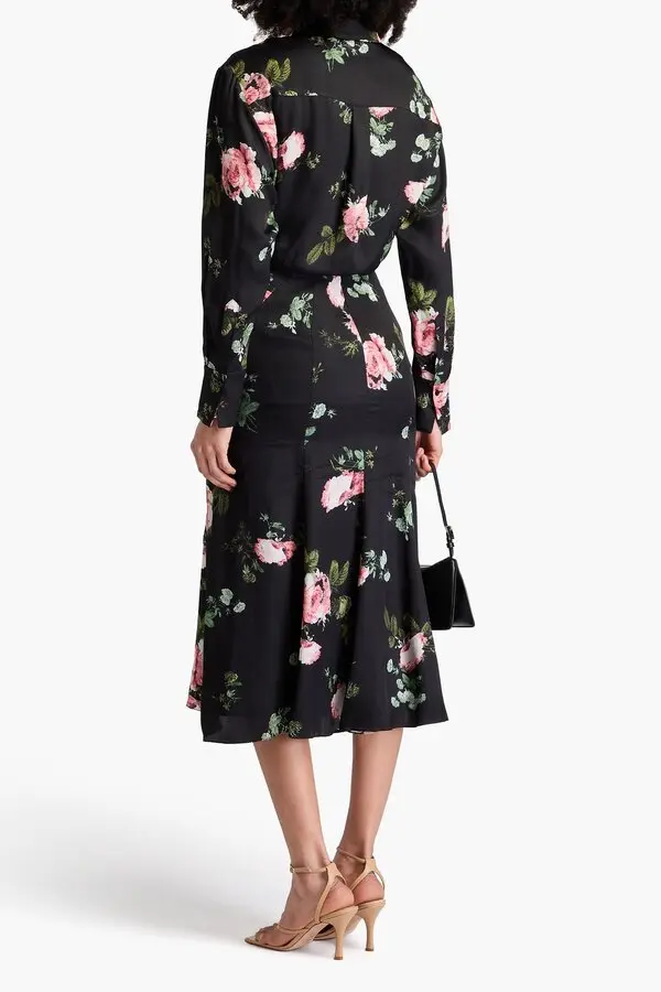 Erdem Cavendish Floralprint Seersucker Shirt