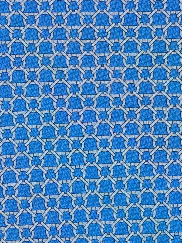 FERRAGAMO Link Print Silk Tie