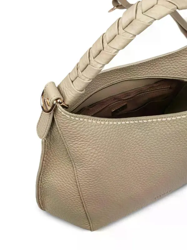 VISONA` Visona Mia Braided-handle Shoulder Bag - Neutrals