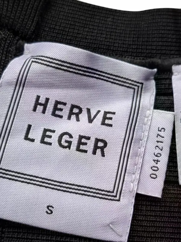 Herve Leger Bead-embellished Knee-length Skirt