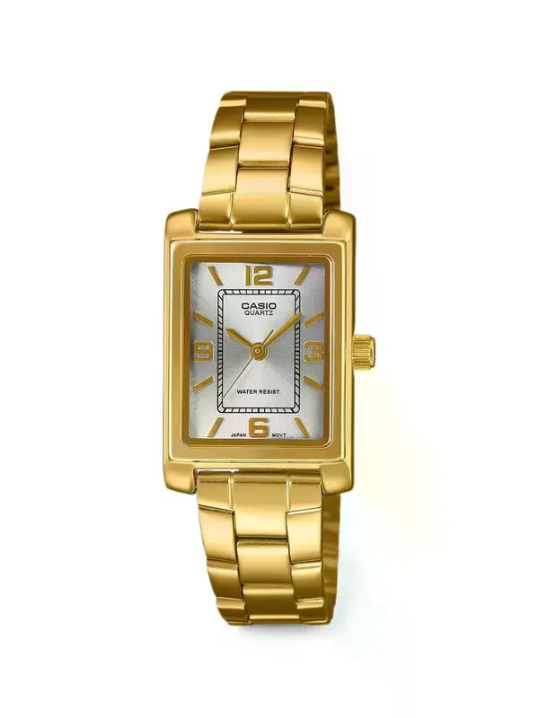 Casio Rectangular Watch - Silver
