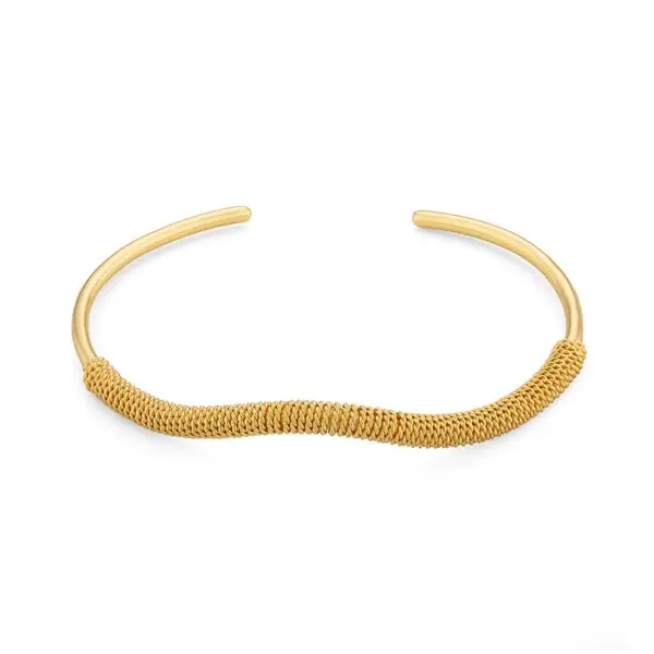 COCO & KINNEY Delphi Adjustable Twist Bangle - Gold