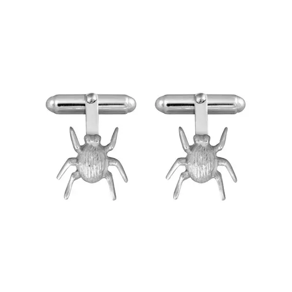 EDGE ONLY Striped Bug Cufflinks Sterling