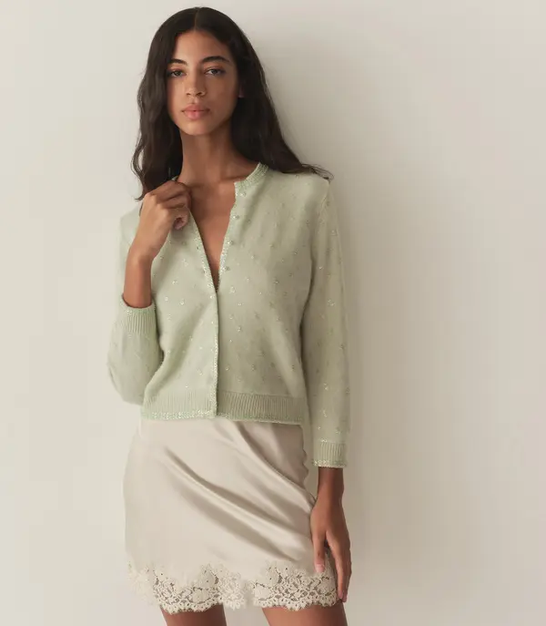 HMD Paillette Cardigan