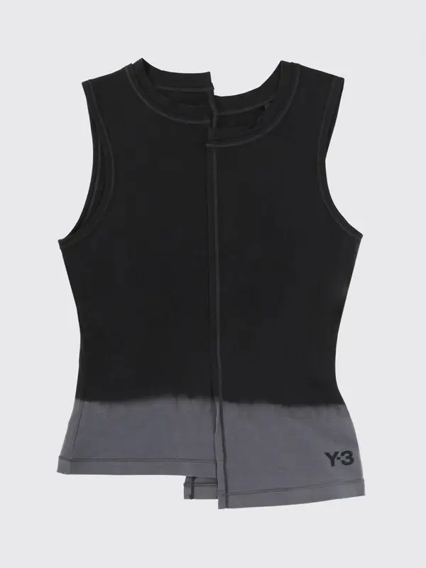 Y3 Asymmetric Jersey Top