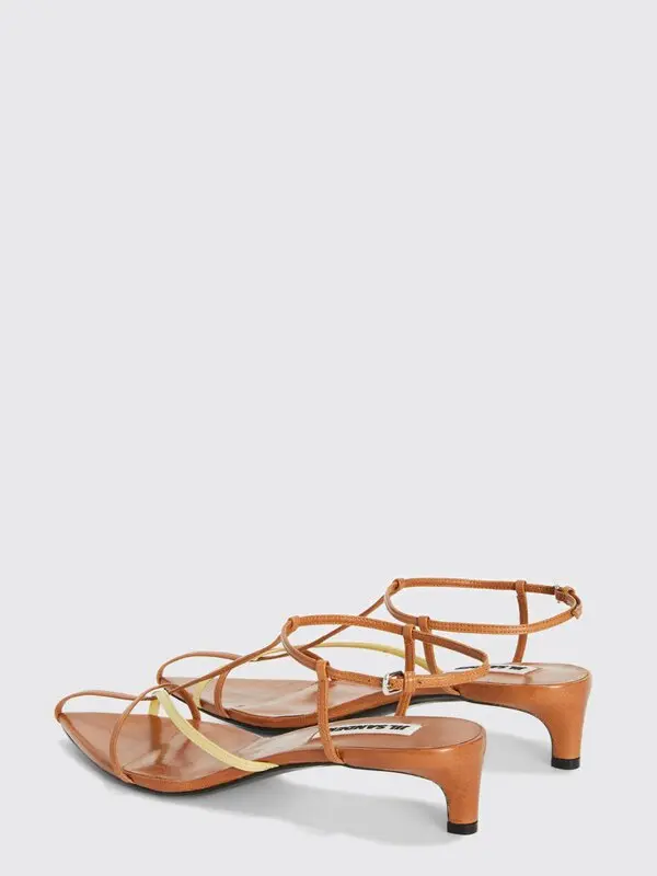 JIL SANDER Strappy Stiletto Heeled Sandals - Brown