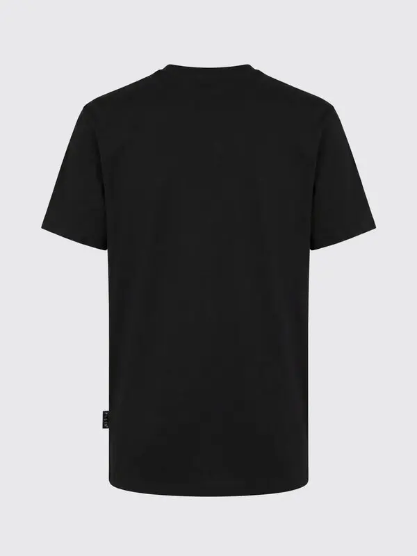 Philipp Plein Teddy Bear Print Cotton T-shirt With Contrast Logo