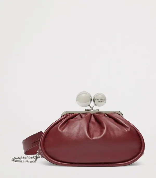 Max Mara Medium Leather Pasticcino Clutch Bag