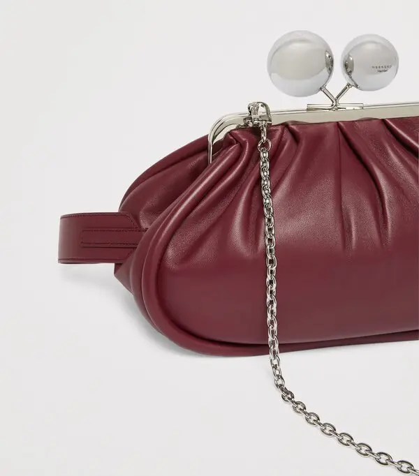 Max Mara Medium Leather Pasticcino Clutch Bag
