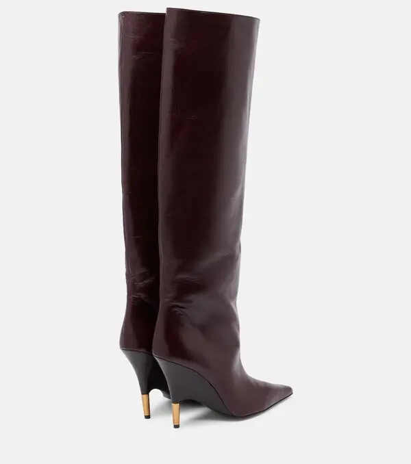 Khaite Bella 100 Leather Knee-high Boots